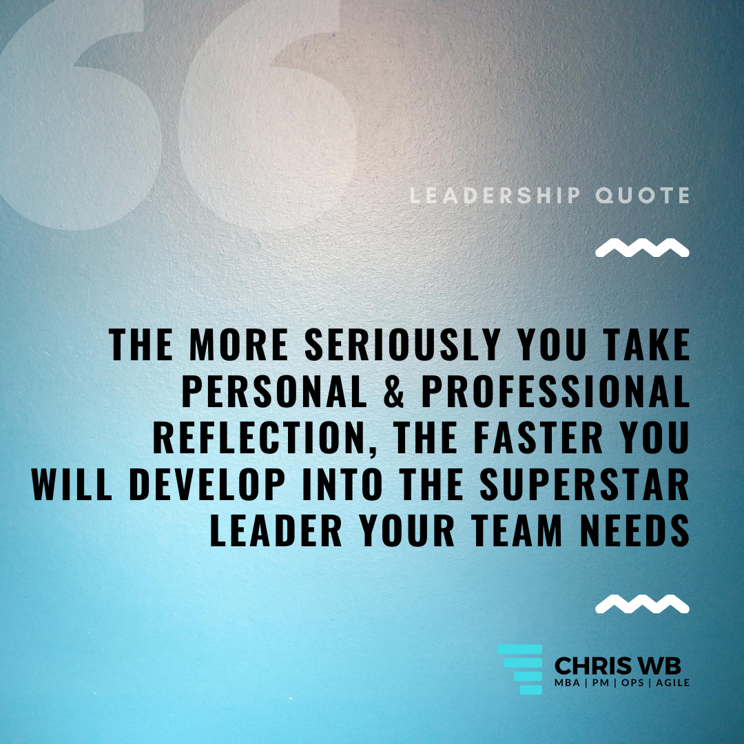 Reflection is the power tool to personal & professional growth – Chris ...